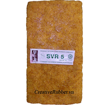 Natural rubber SVR5 – Cao Su Sáng Tạo